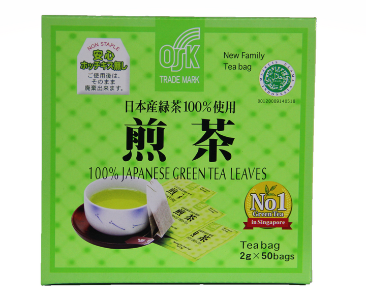 Green Tea Japanese (OSK Sencha) 1Box X 50's X 2G 煎茶 – Lim Soon Poh Trading